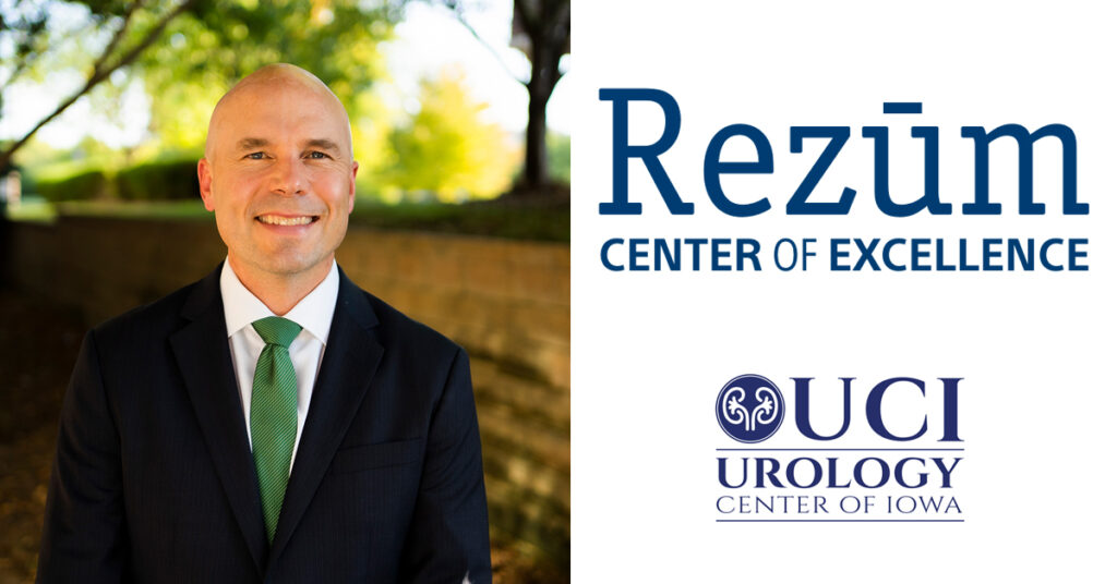 Dr. Ryan Schulte Awarded Rezum Center of Excellence - Urology Center of ...